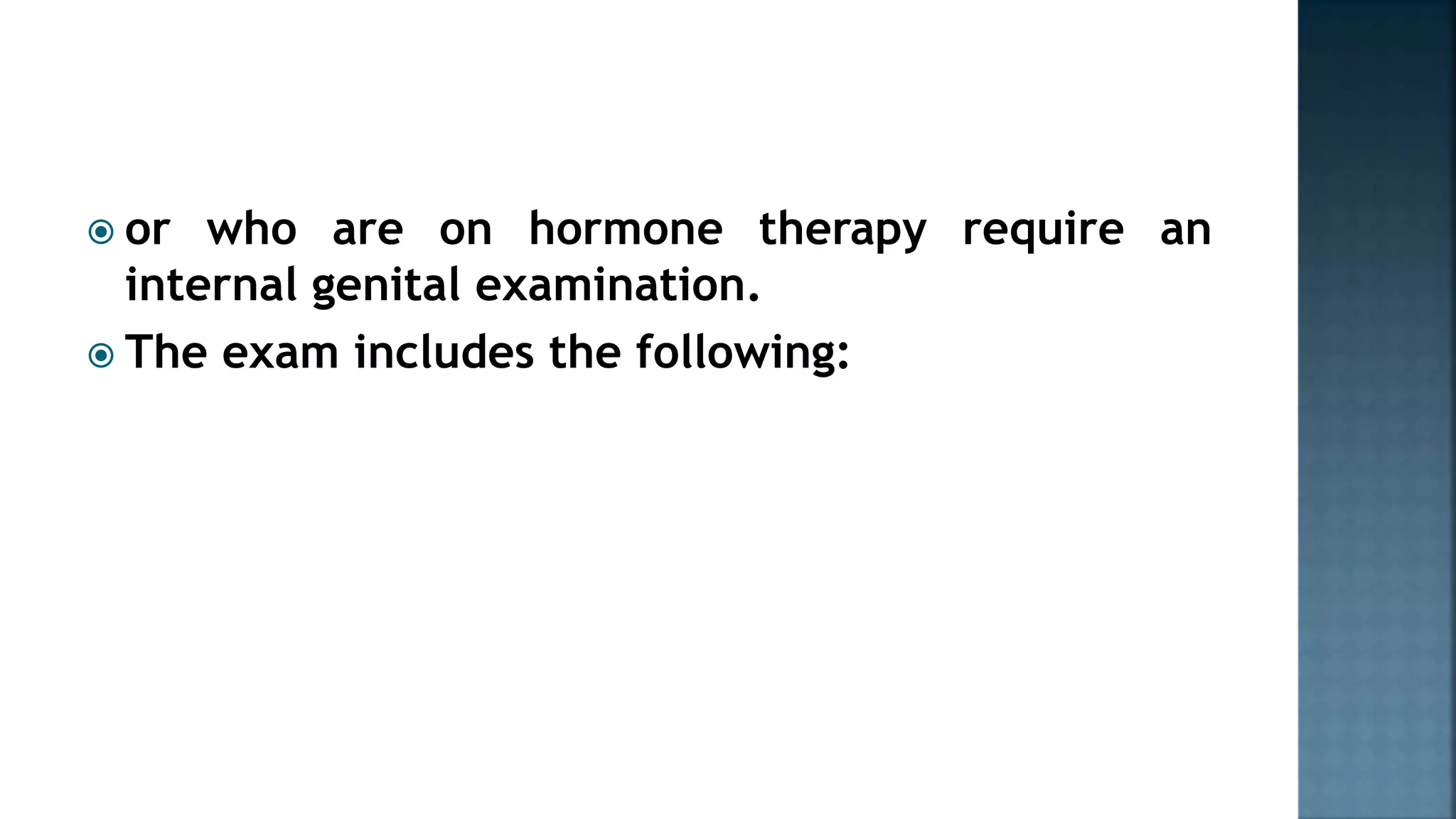 Health assessment on the genitourinary system both male and female ...