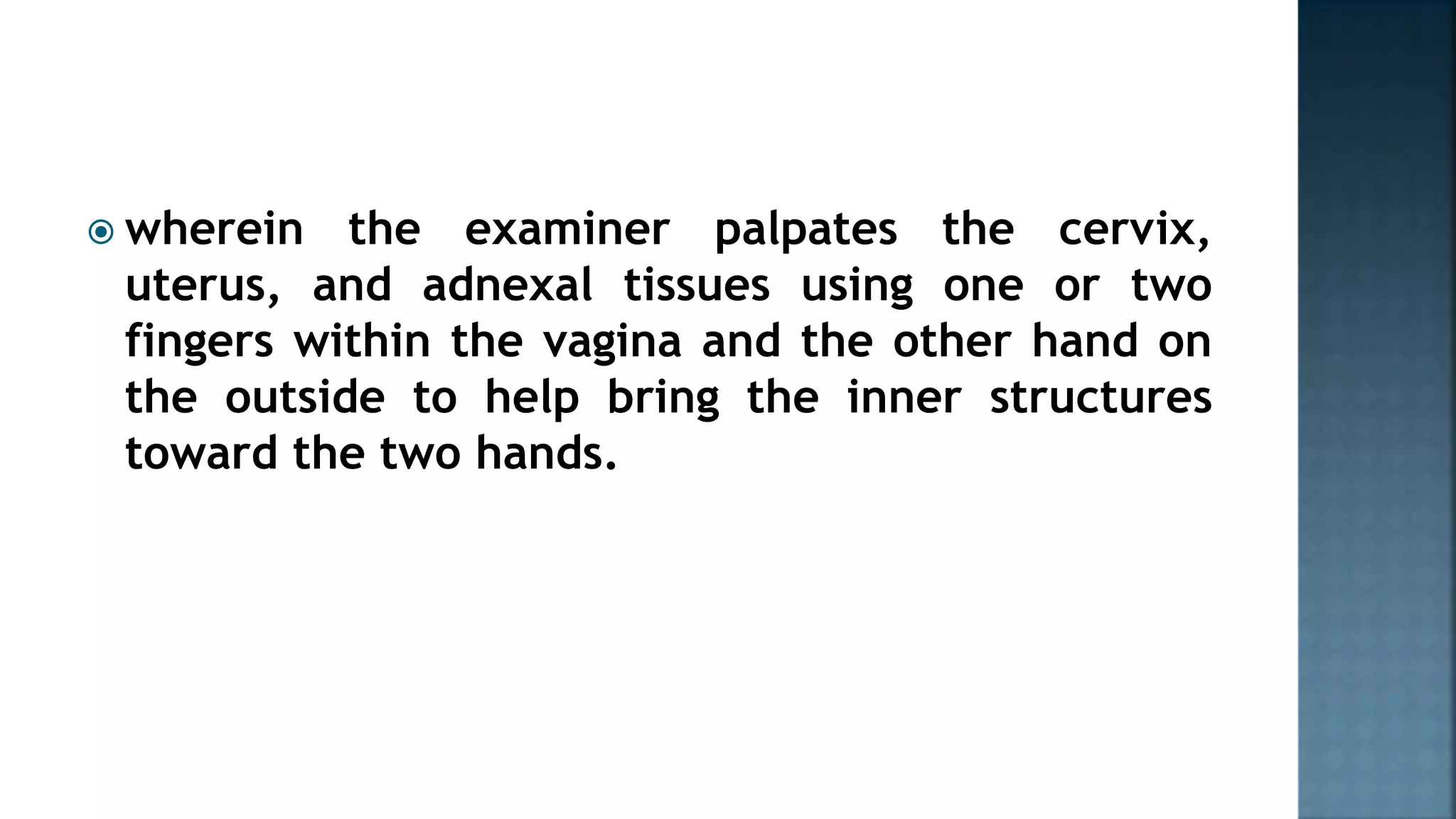 Health assessment on the genitourinary system both male and female ...
