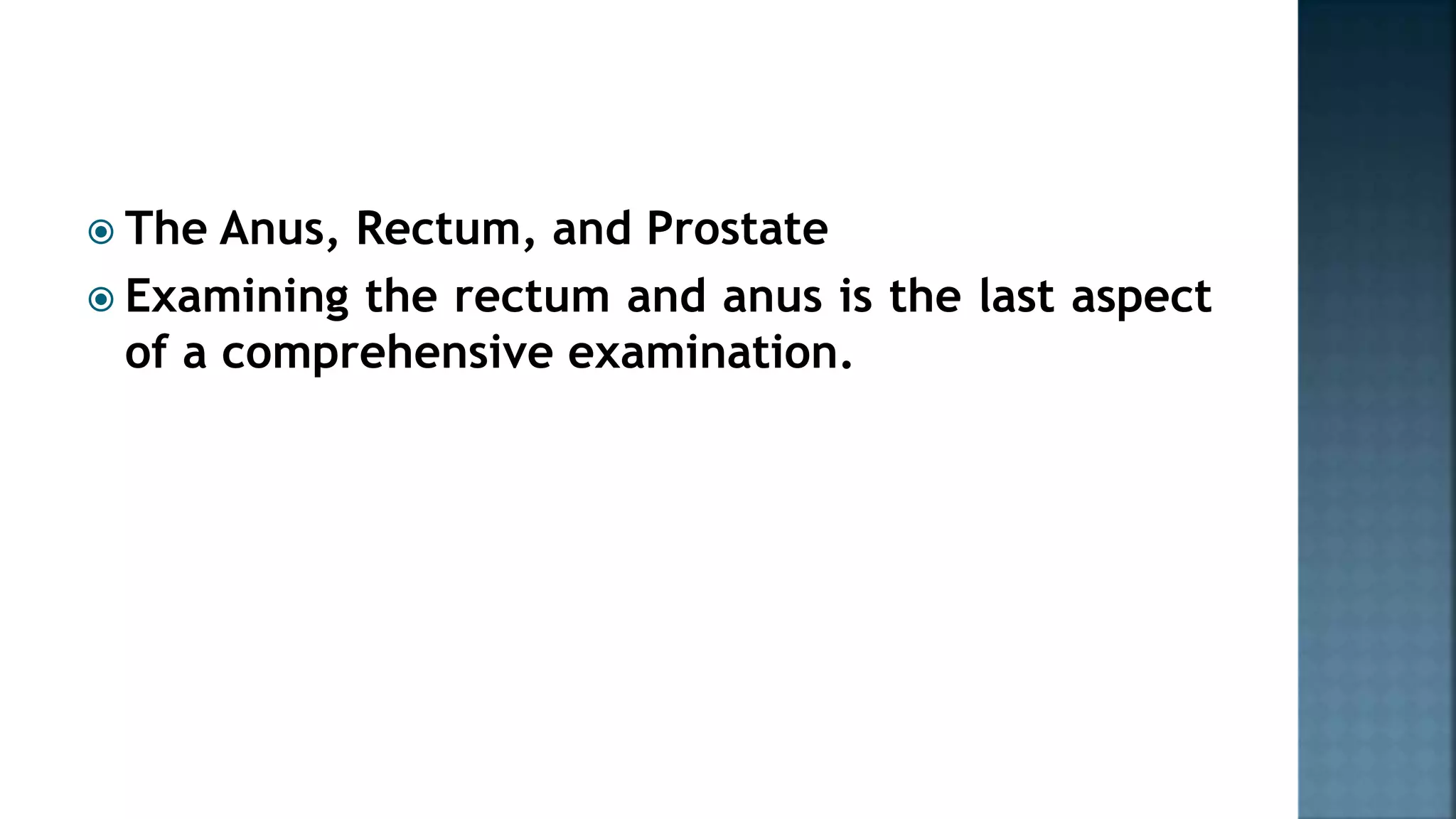 Health assessment on the genitourinary system both male and female ...
