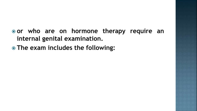 Health assessment on the genitourinary system both male and female ...