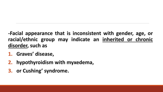 Health assessment on the head examination | PPTX