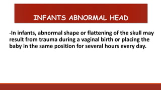 Health assessment on the head examination | PPTX