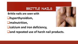 Health assessment on the nail examination | PPTX