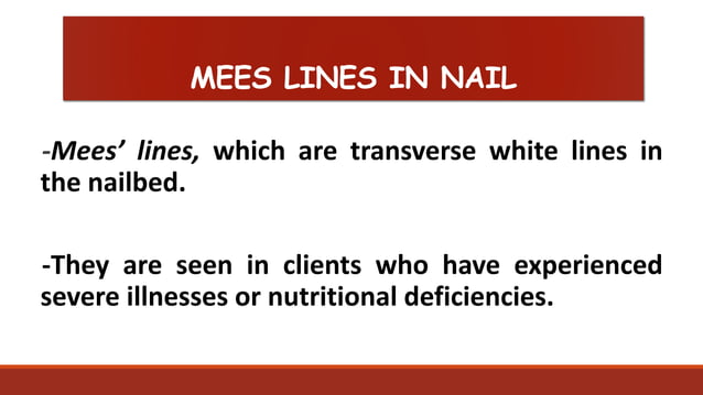 Health assessment on the nail examination | PPTX | Nail Care | Beauty