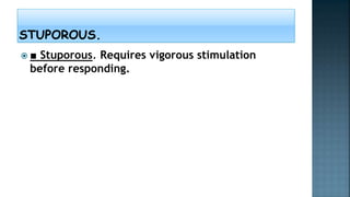 Health assessment on the neurological system examination | PPTX