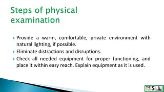 Health assessment part 2 physical examination in english - copy | PPTX ...