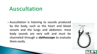 Health assessment part 2 physical examination in english - copy | PPTX