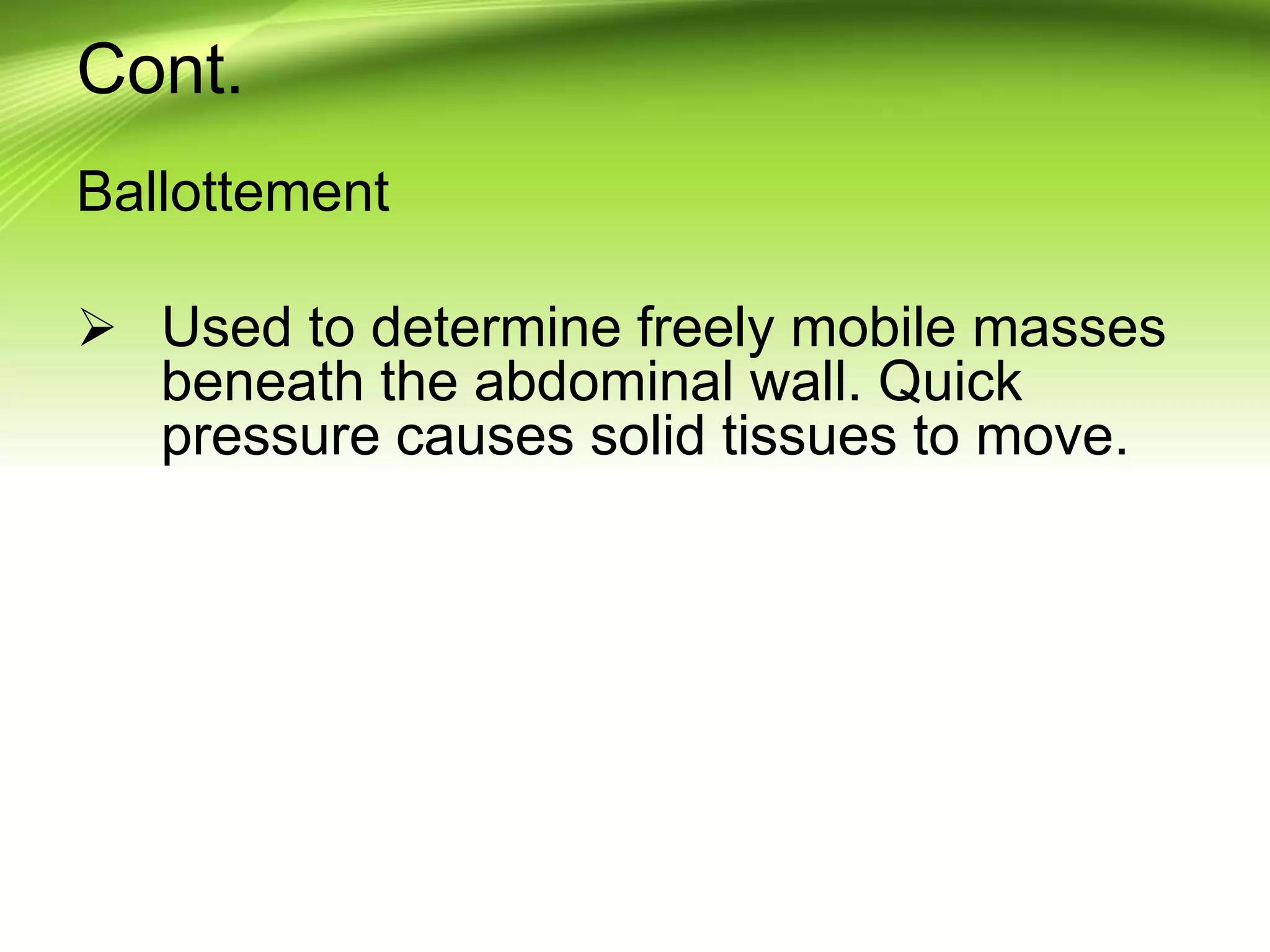 Health assessment physical examination | PPTX