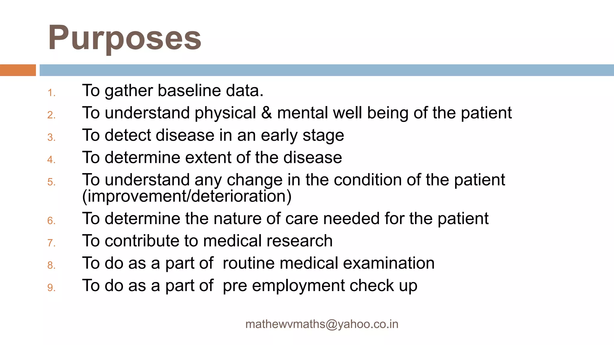 Health assessment of Patient ppt | PPTX
