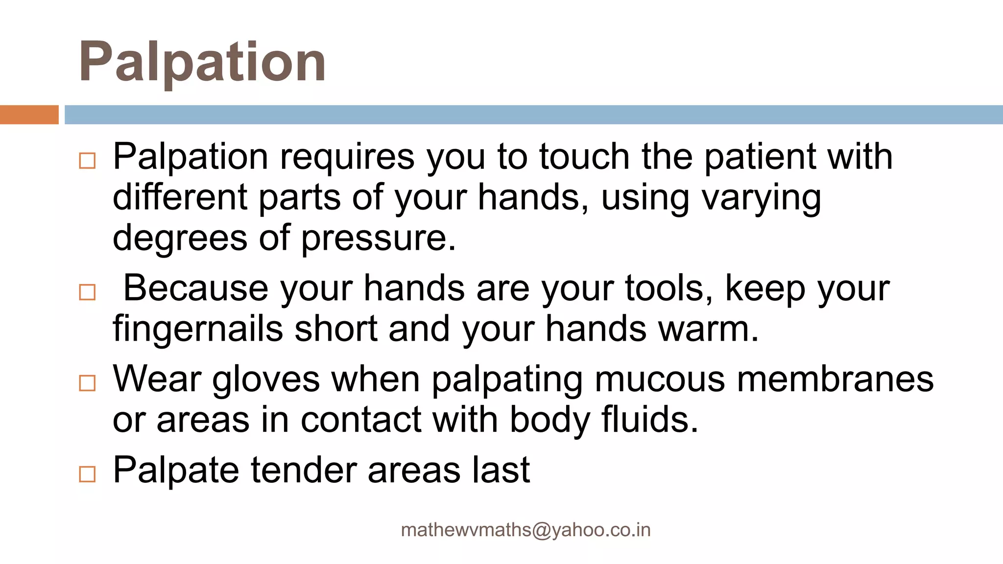 Health assessment of Patient ppt | PPTX