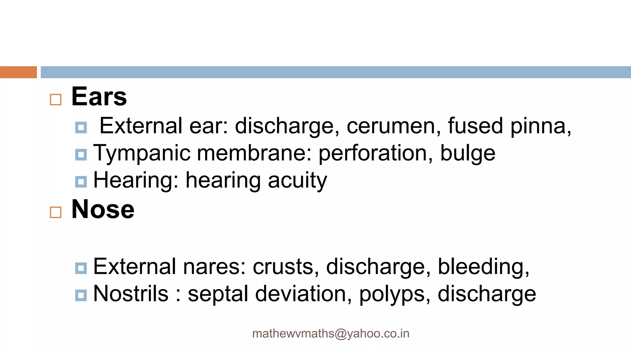 Health assessment of Patient ppt | PPTX