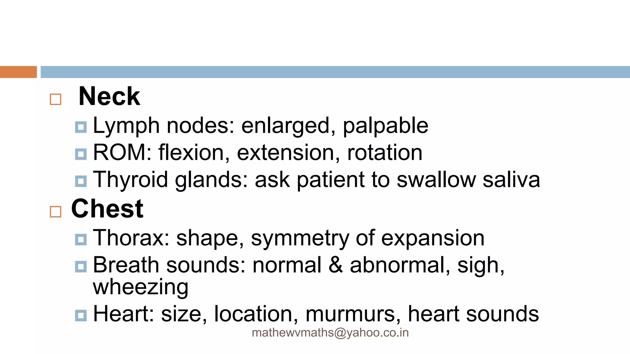Health assessment of Patient ppt | PPTX