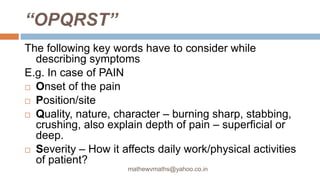 Health assessment of Patient ppt | PPTX