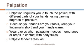 Health assessment of Patient ppt | PPTX