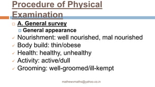 Health assessment of Patient ppt | PPTX