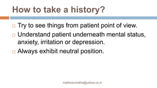 Health assessment of Patient ppt | PPTX