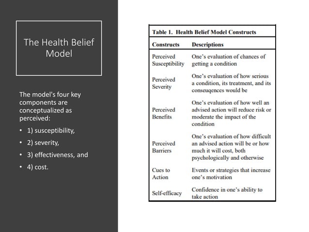 Health Behavior Model - Health Psychology | PDF