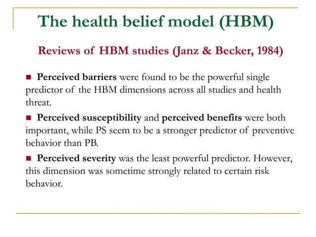Health behaviour models criticisims | PDF | Medical Health