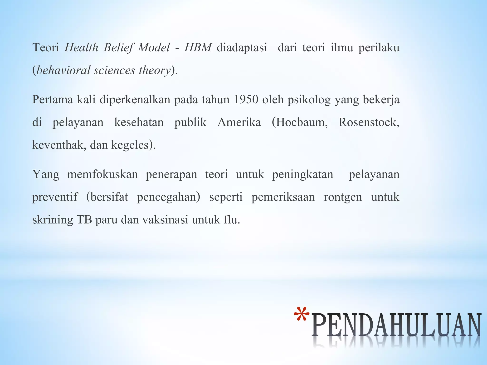 Health belief model | PPTX