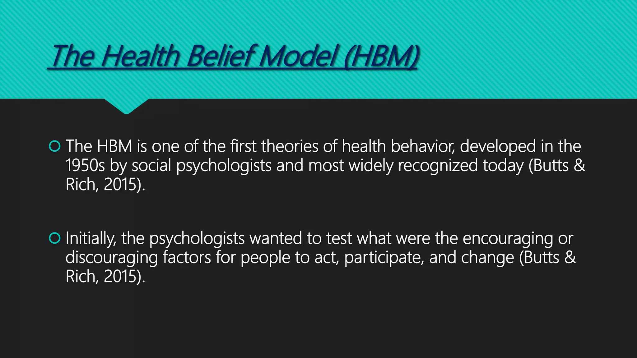 Health belief model | PPTX