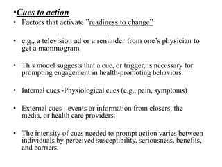Health belief model | PPTX
