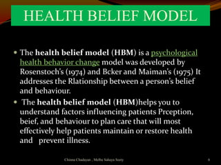 Health belief model | PPT