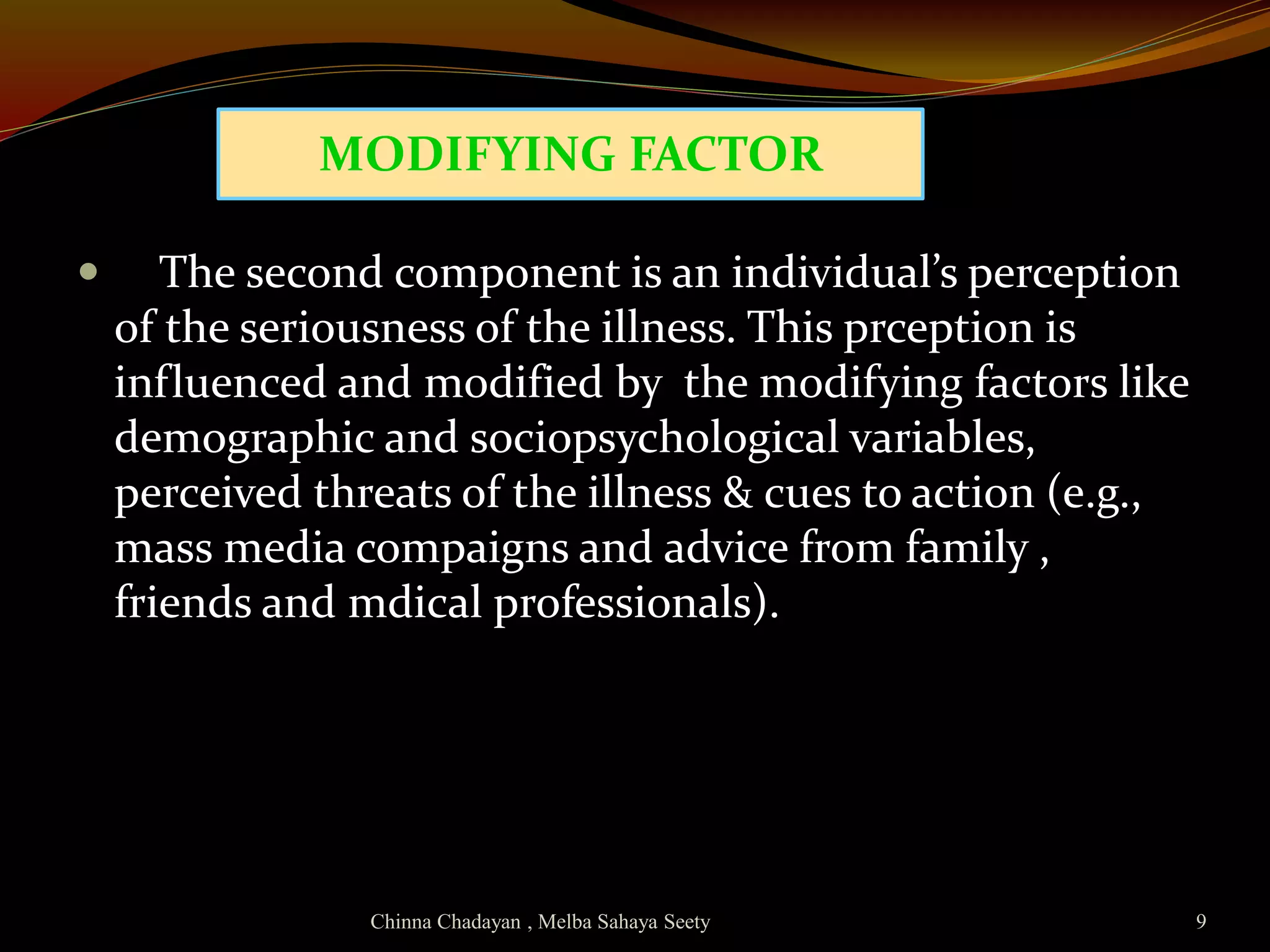 Health belief model | PPT