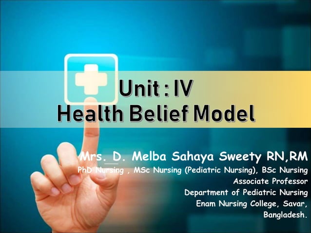 Health Belief Model.ppt | Diseases and Conditions | Medical Health