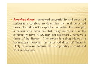 Health Belief Model | PDF