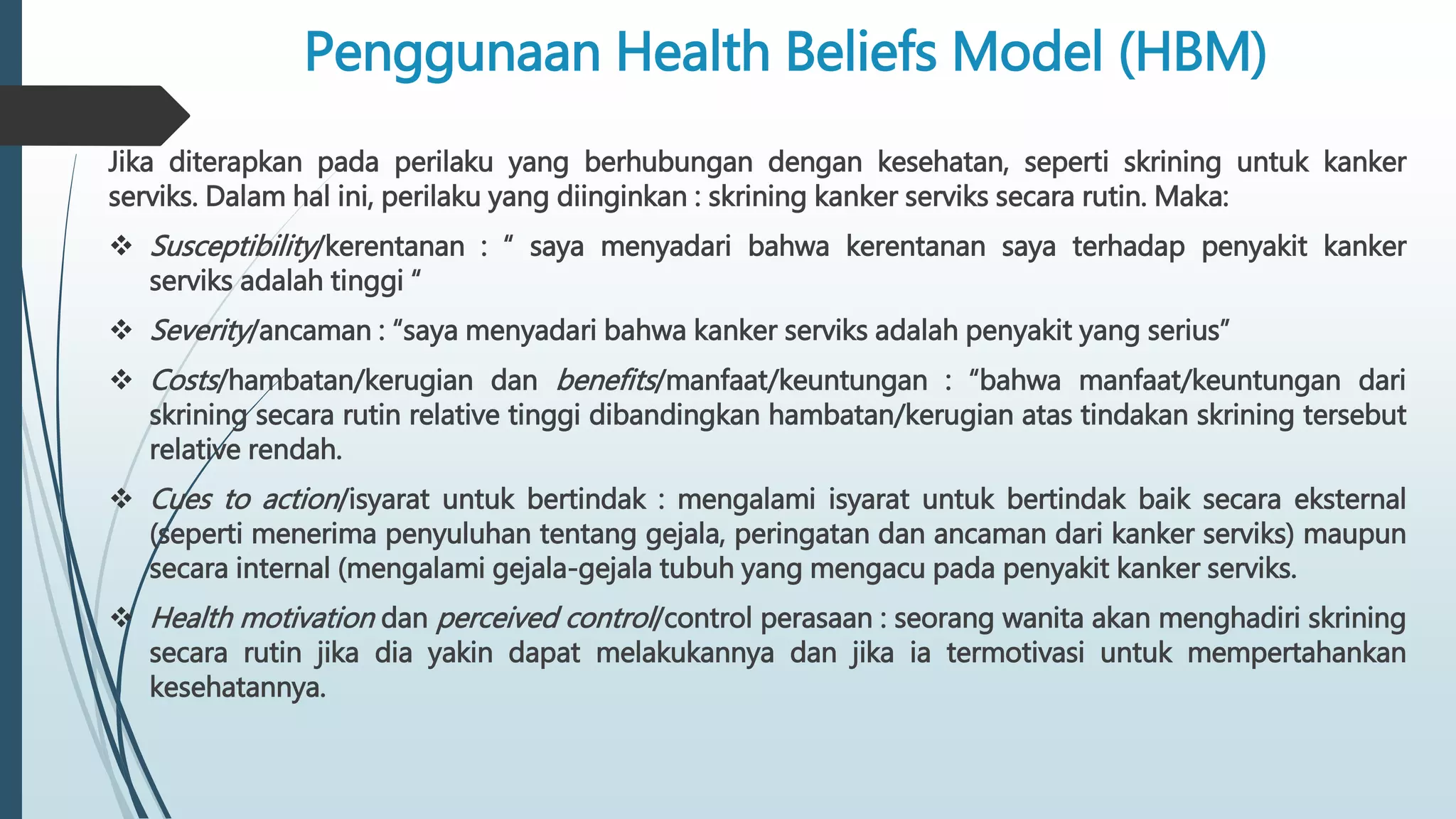 Health beliefs Models | PPTX