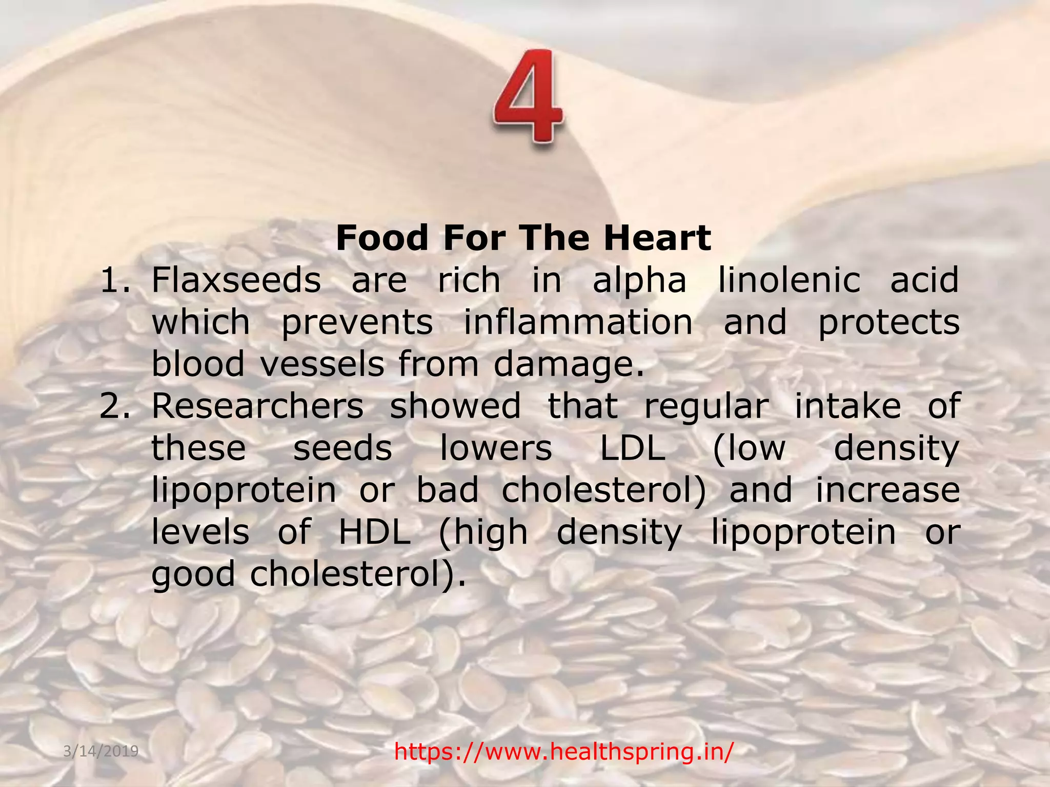 Health benefit of flax seeds | PPTX | Healthy Cooking and Eating | Food ...