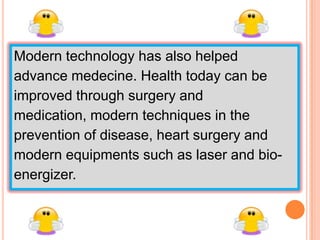 Health benefits in science and technology | PPTX