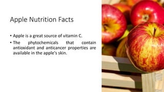 Health Benefits of Apple - Apple Health Benefits | PPTX