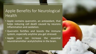 Health Benefits of Apple - Apple Health Benefits | PPTX