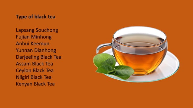 Health benefits of black tea | PPT