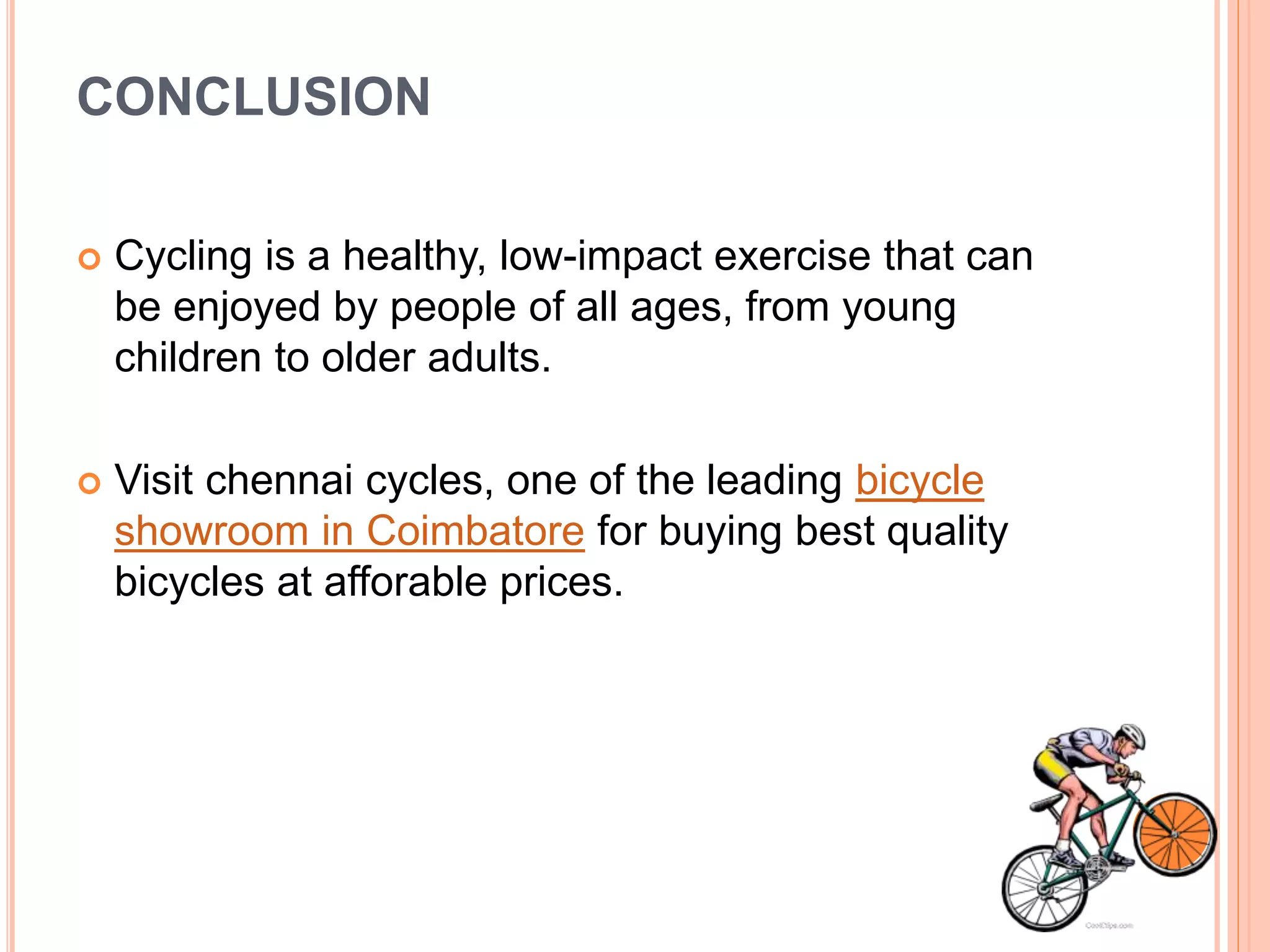 Health Benefits of Cycling | PPTX