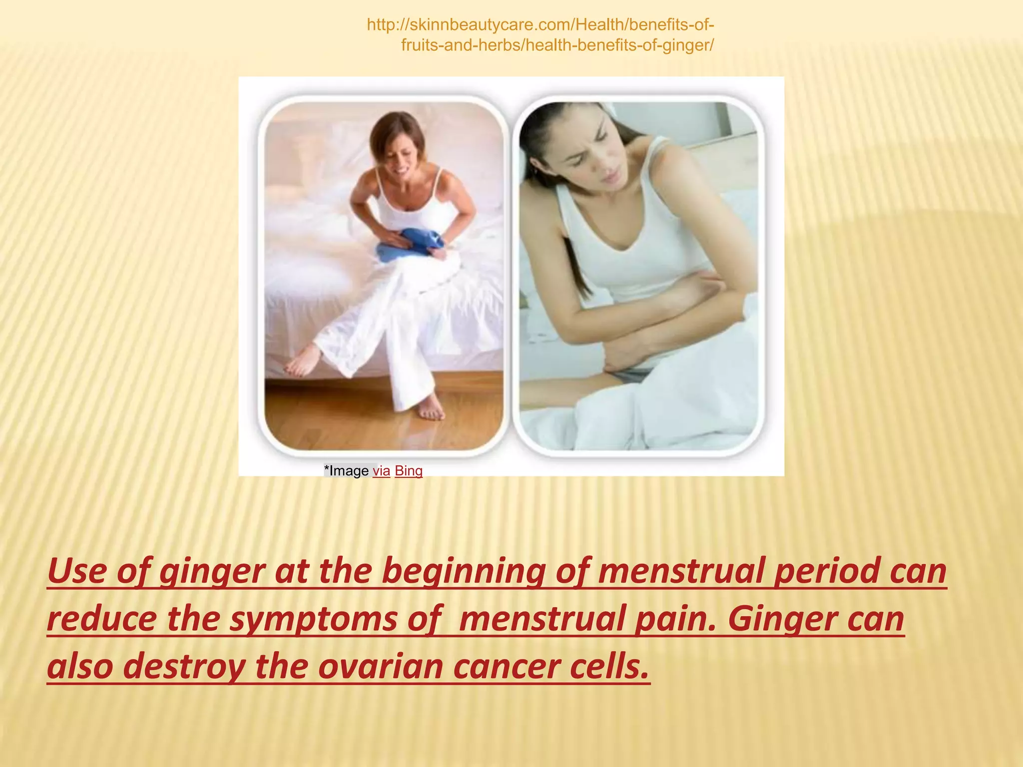 Health benefits of ginger | PPTX