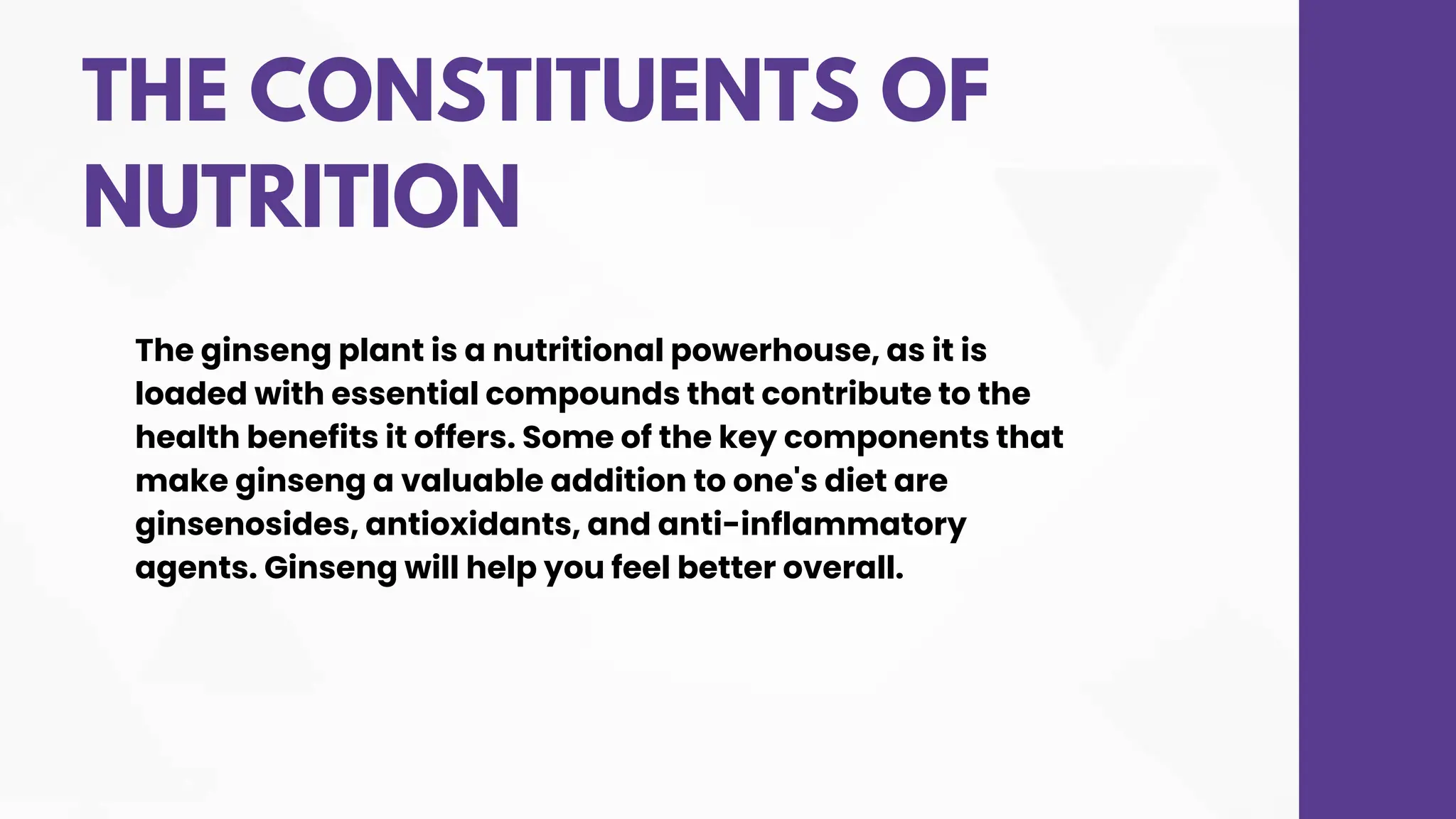 Health benefits of ginseng. | PPTX