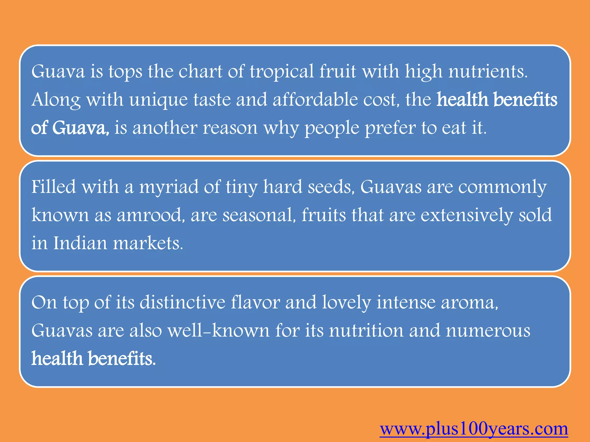 Top 15 Health benefits of guava that you should know | PPTX