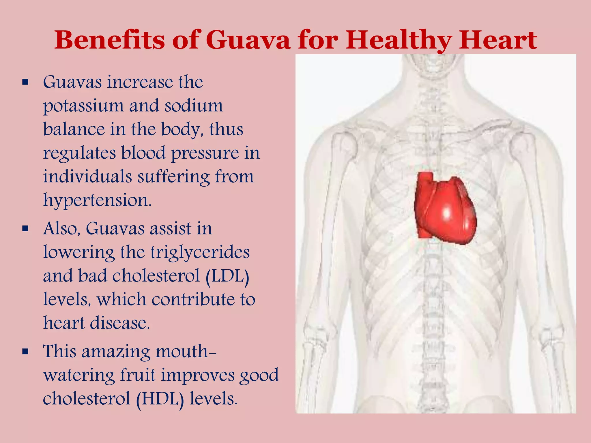 Top 15 Health benefits of guava that you should know | PPTX