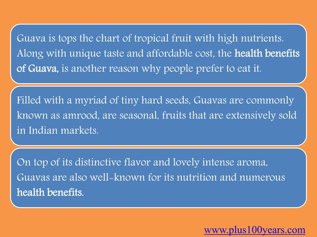 Top 15 Health benefits of guava that you should know | PPTX