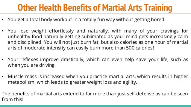 Health Benefits of Martial Arts Training