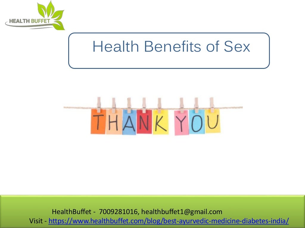 Health Benefits Of Sex