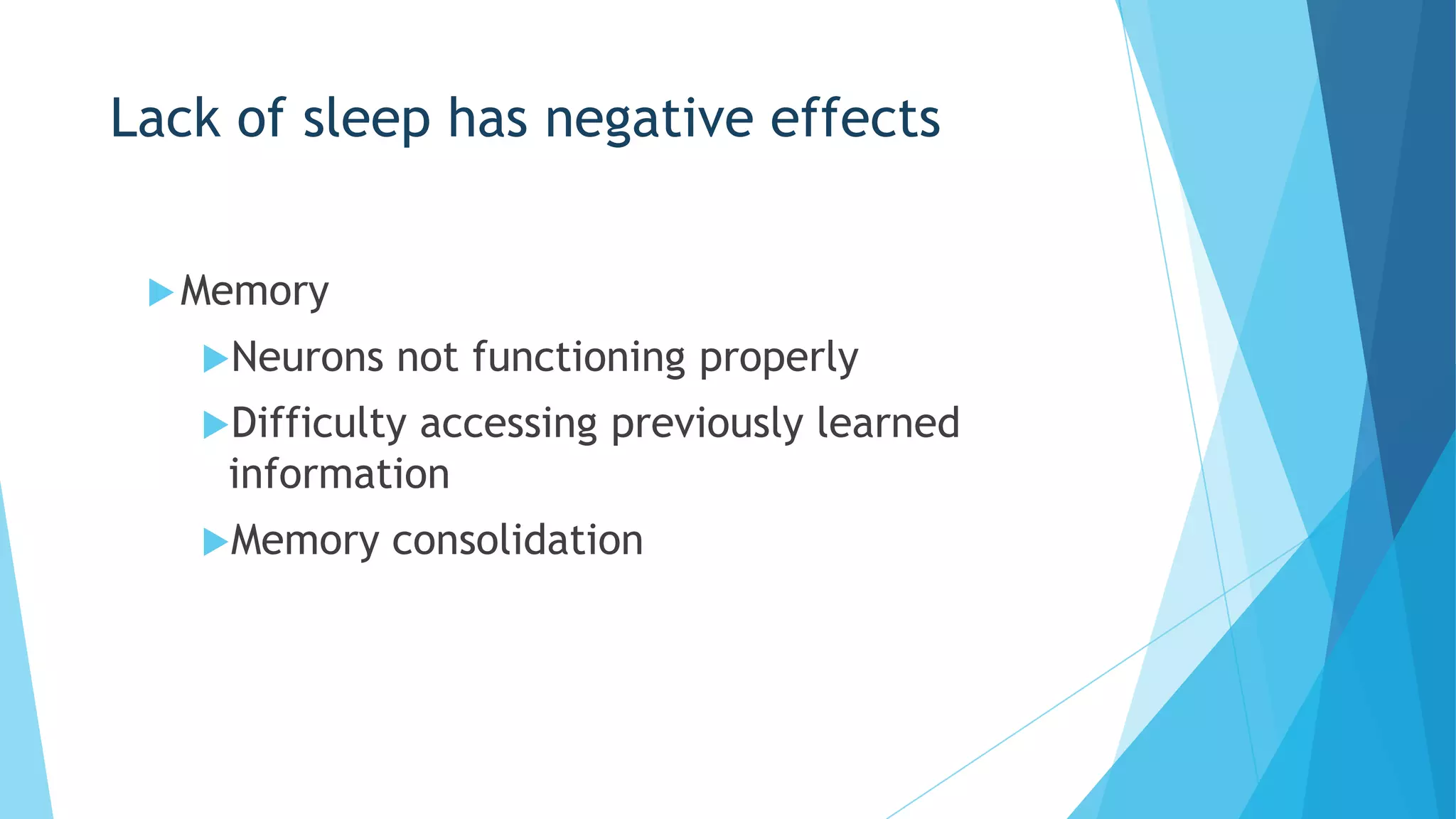 Health benefits of sleep powerpoint | PPTX