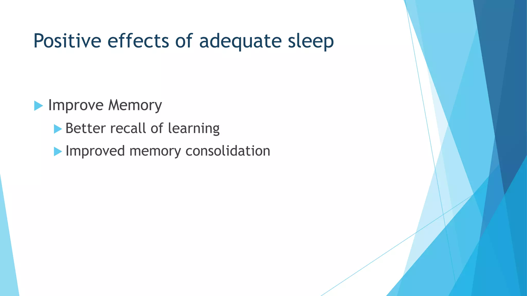 Health benefits of sleep powerpoint | PPTX