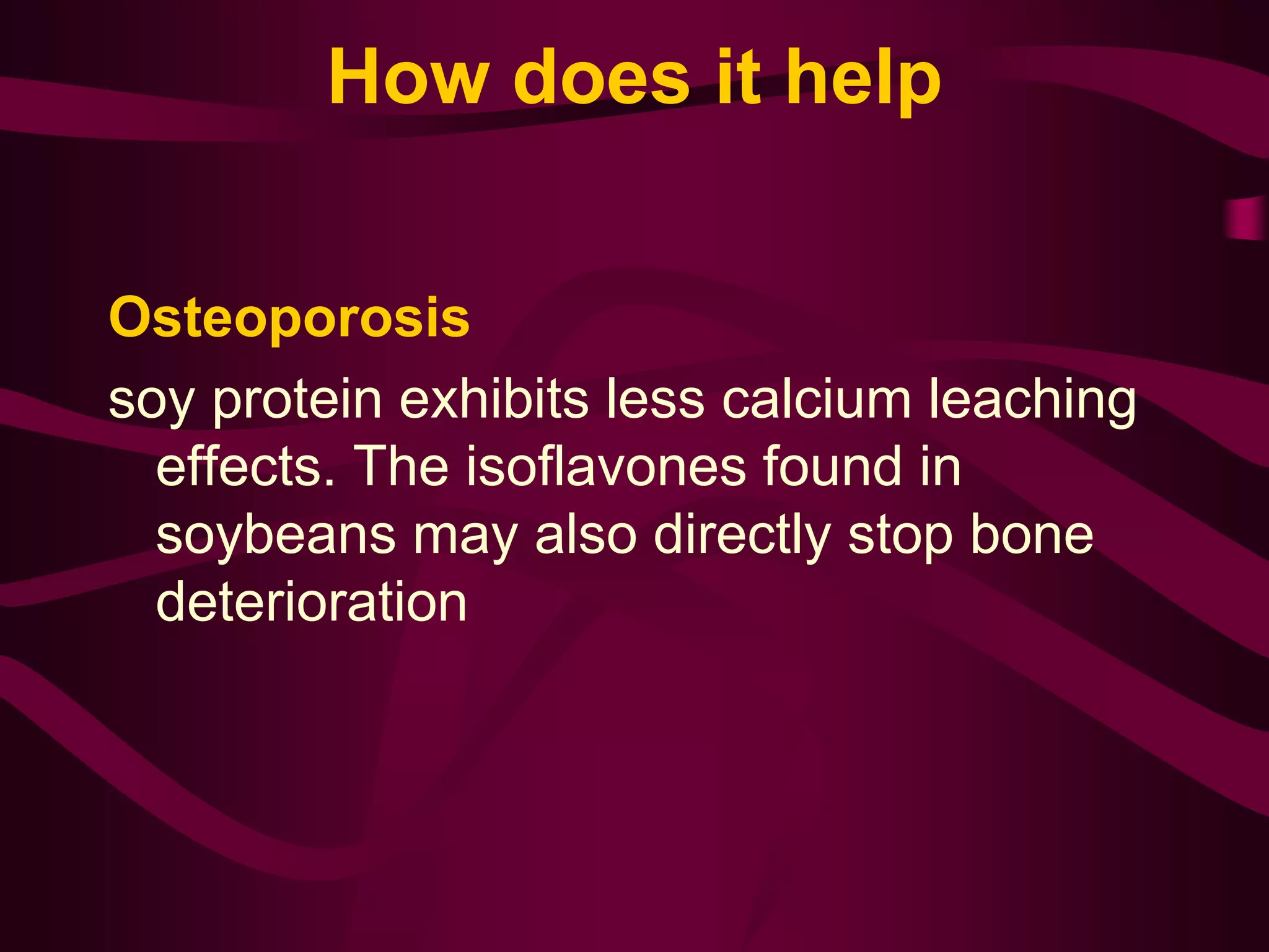 Health benefits of soybean | PPT