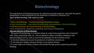 Health biotechnology presentation complete ppt | PPTX