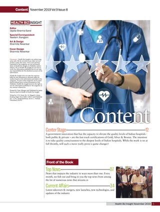 Health biz insight november 2019 edition | PDF