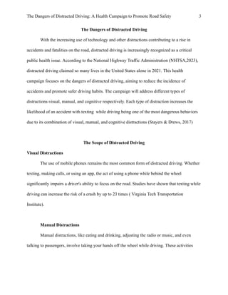 Health Campaign Dangers of Distracted Driving.pdf