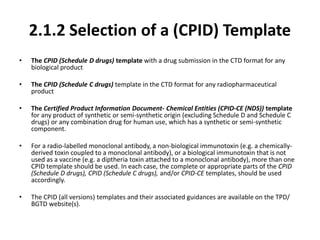 Health Canada guidance for biotechnology products - Professor Peivand ...